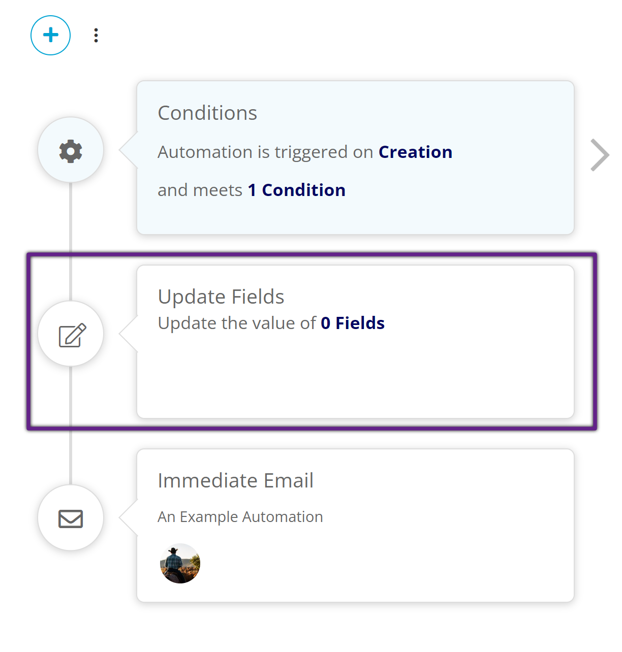 Updating fields with Automations – Folio Help Centre
