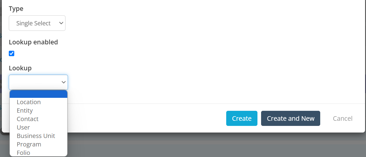 Lookup Enabled Feature In Single Select And Multi Select Fields Folio 7158