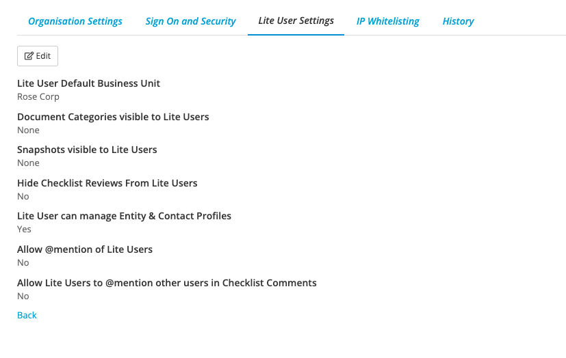 What settings can I change for Lite Users? – Folio Help Centre