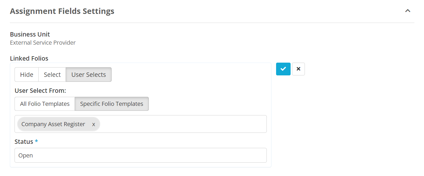 Checklist Create Link – Folio Help Centre