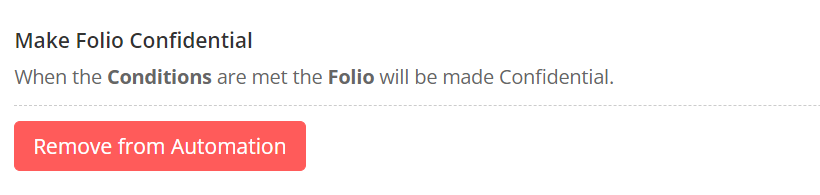 Making Folio Confidential with Automations – Folio Help Centre