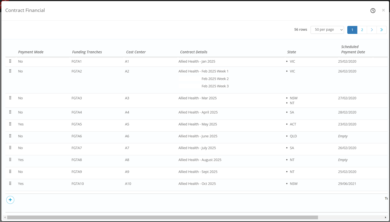 How do I use the expanded table feature? – Folio Help Centre