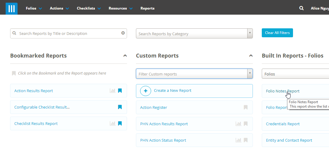 Can I create my own custom reports? – Folio Help Centre
