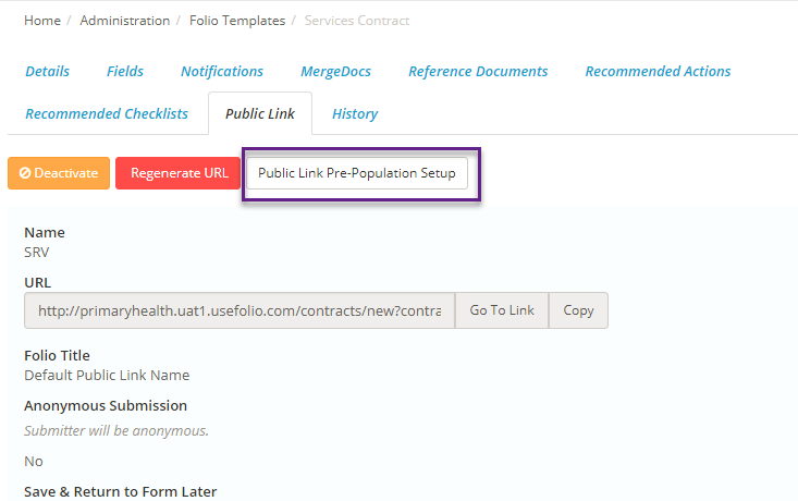 How do I prepopulate public link forms? – Folio Help Centre