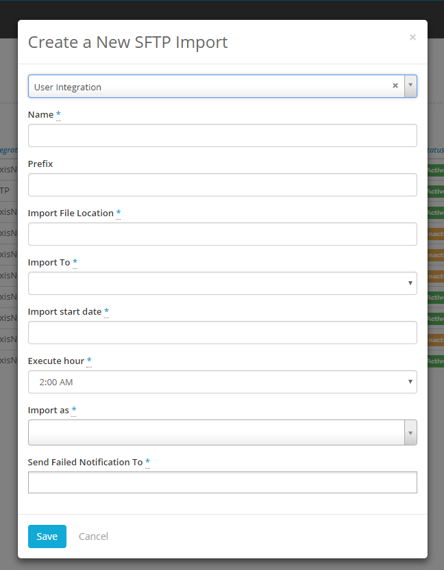 SFTP integration – Folio Help Centre