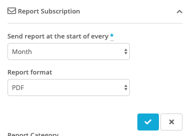 Subscribing to reports – Folio Help Centre