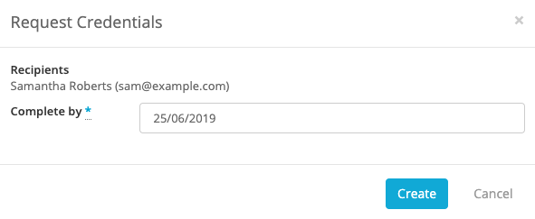 Requesting credentials – Folio Help Centre