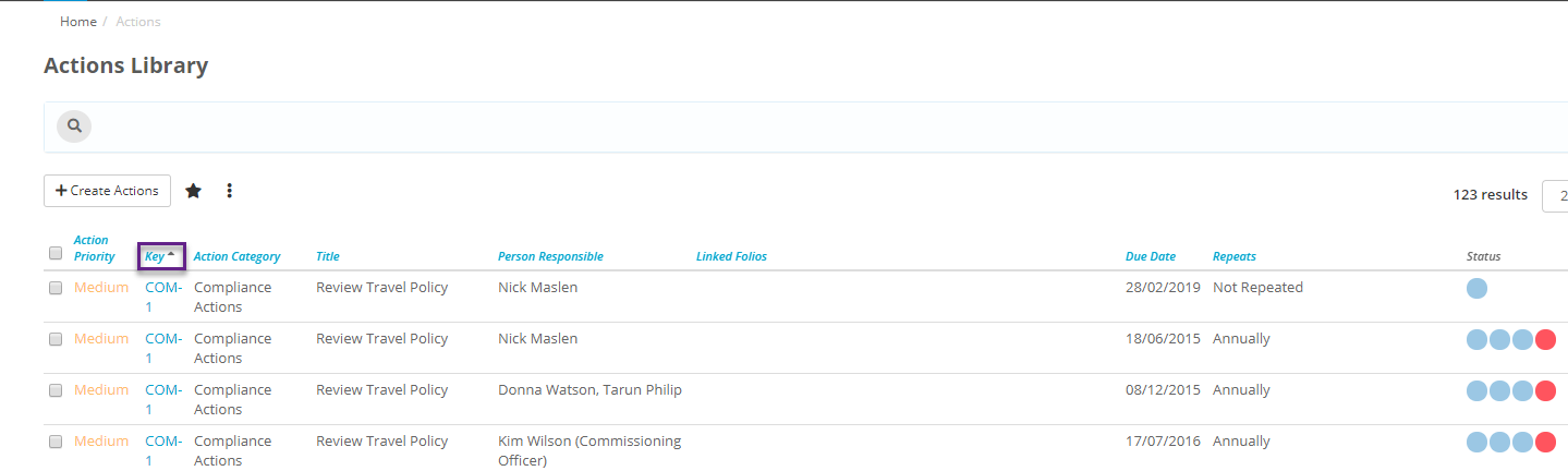 How do I link an existing action assignment to a Folio? – Folio Help Centre