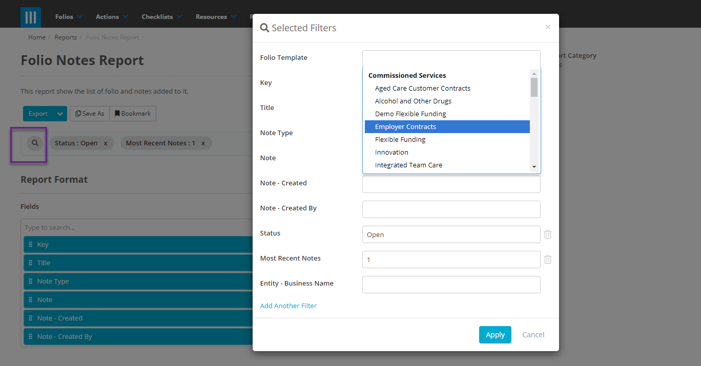 How do I create a Folio Notes Report? – Folio Help Centre