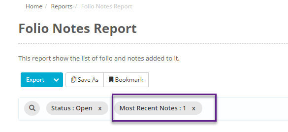 How do I create a Folio Notes Report? – Folio Help Centre