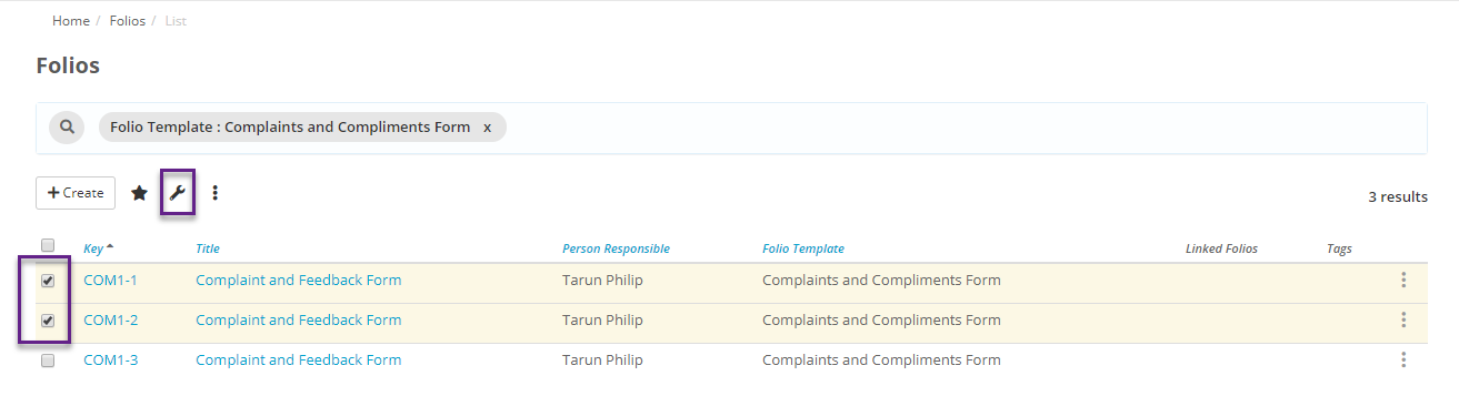 How do I use the 'Tools' Menu - Managing Folios in Bulk? – Folio Help ...