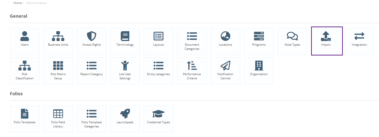 Importing Checklist Assignments – Folio Help Centre