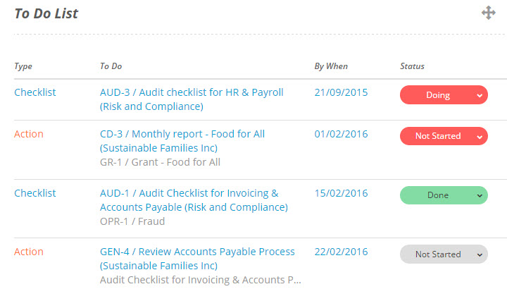 How do I complete an action? – Folio Help Centre