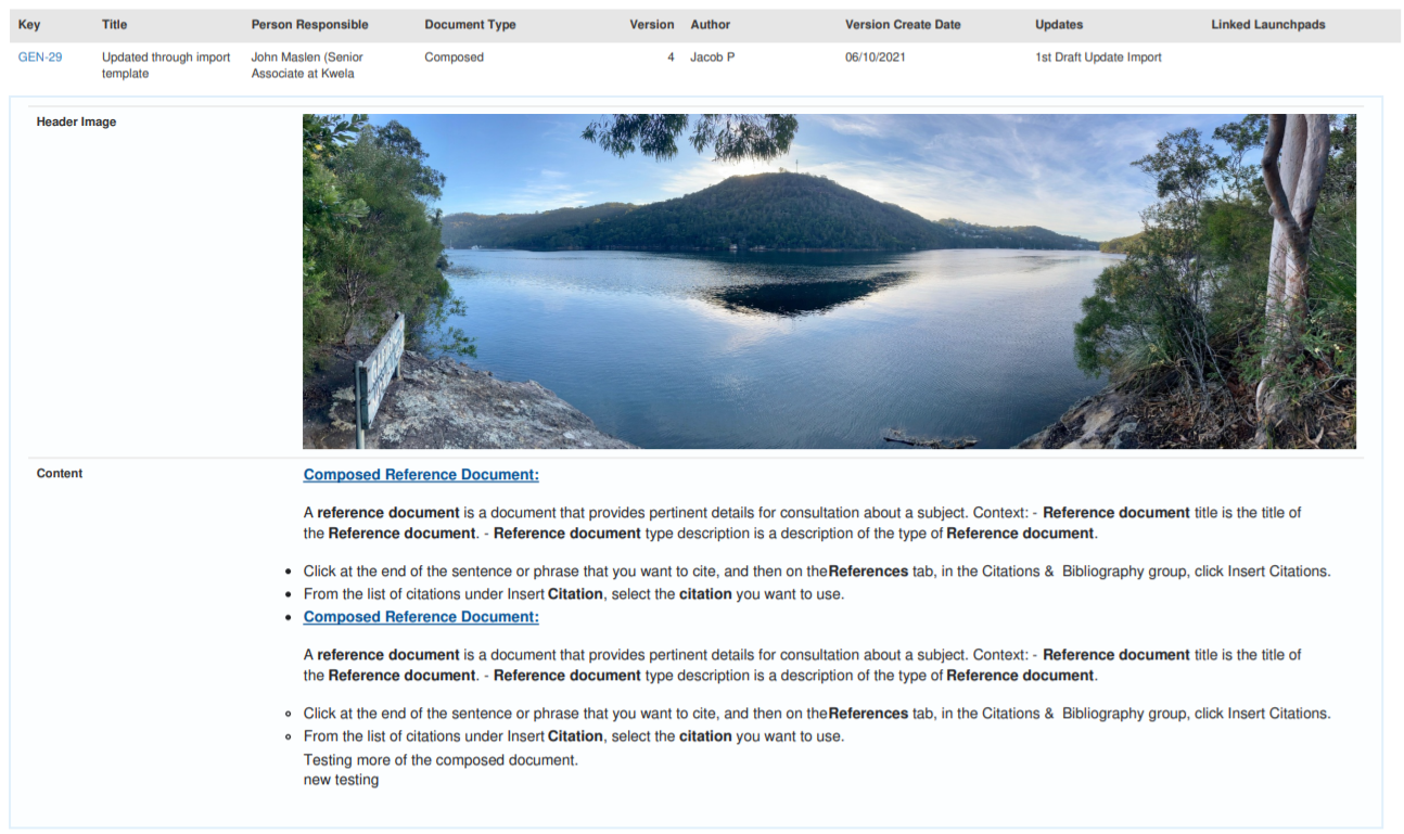 Document Register – Folio Help Centre