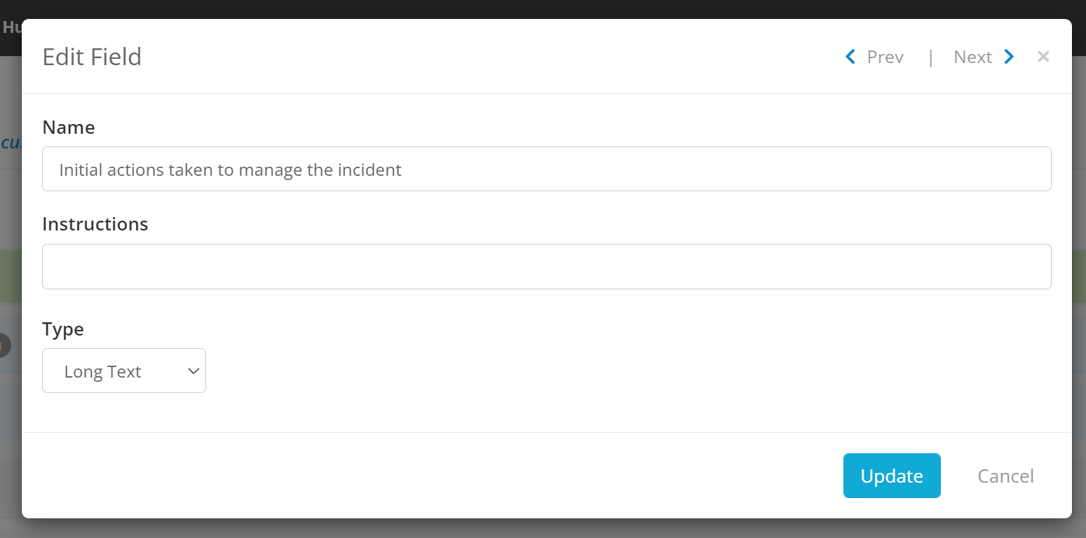 Folio Template Fields Tab – Folio Help Centre