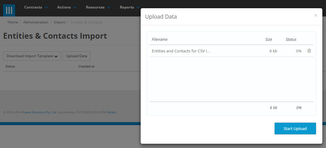 Importing new and updating existing Entities and Contacts – Folio Help Centre