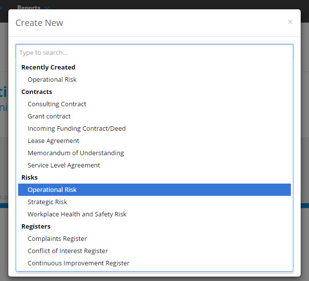 Adding risks in Folio – Folio Help Centre