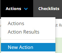 How do I create an action? – Folio Help Centre