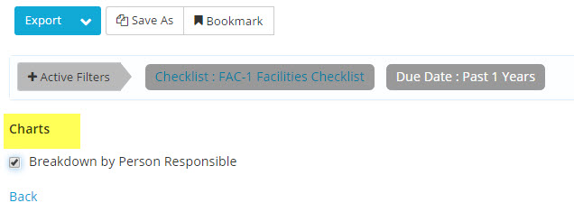 Creating a checklist results report – Folio Help Centre