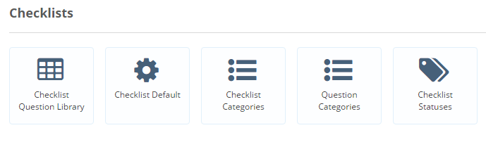 What is the Checklist Question Library? – Folio Help Centre